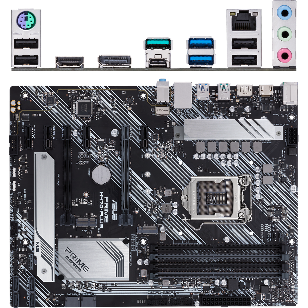 Материнская плата ASUS Prime H470-Plus H470 Socket-1200 4xDDR4, 6xSATA3 ...