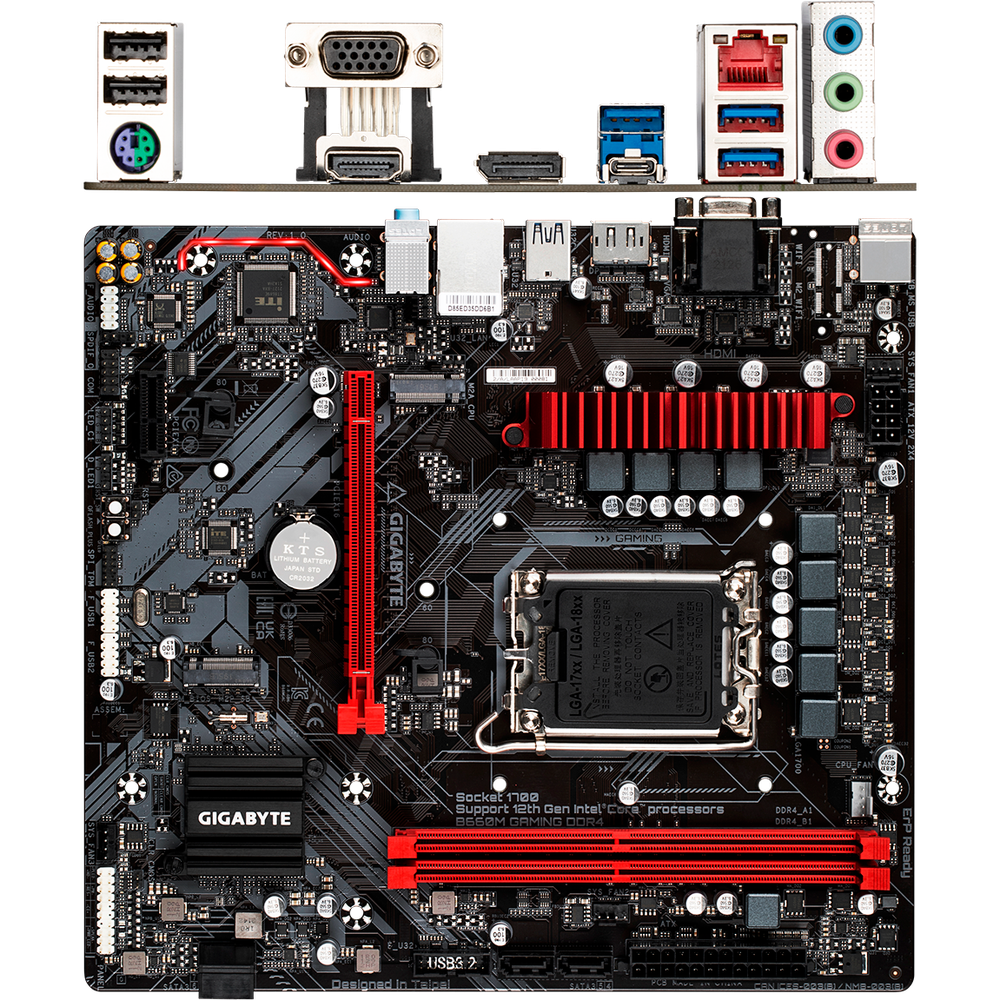 Материнская плата Gigabyte B660M Gaming DDR4 B660 Socket-1700 2xDDR4 ...