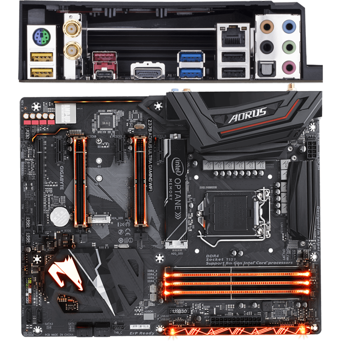Материнская плата Gigabyte Z370 AORUS Ultra Gaming Wifi-OP Z370 Socket ...